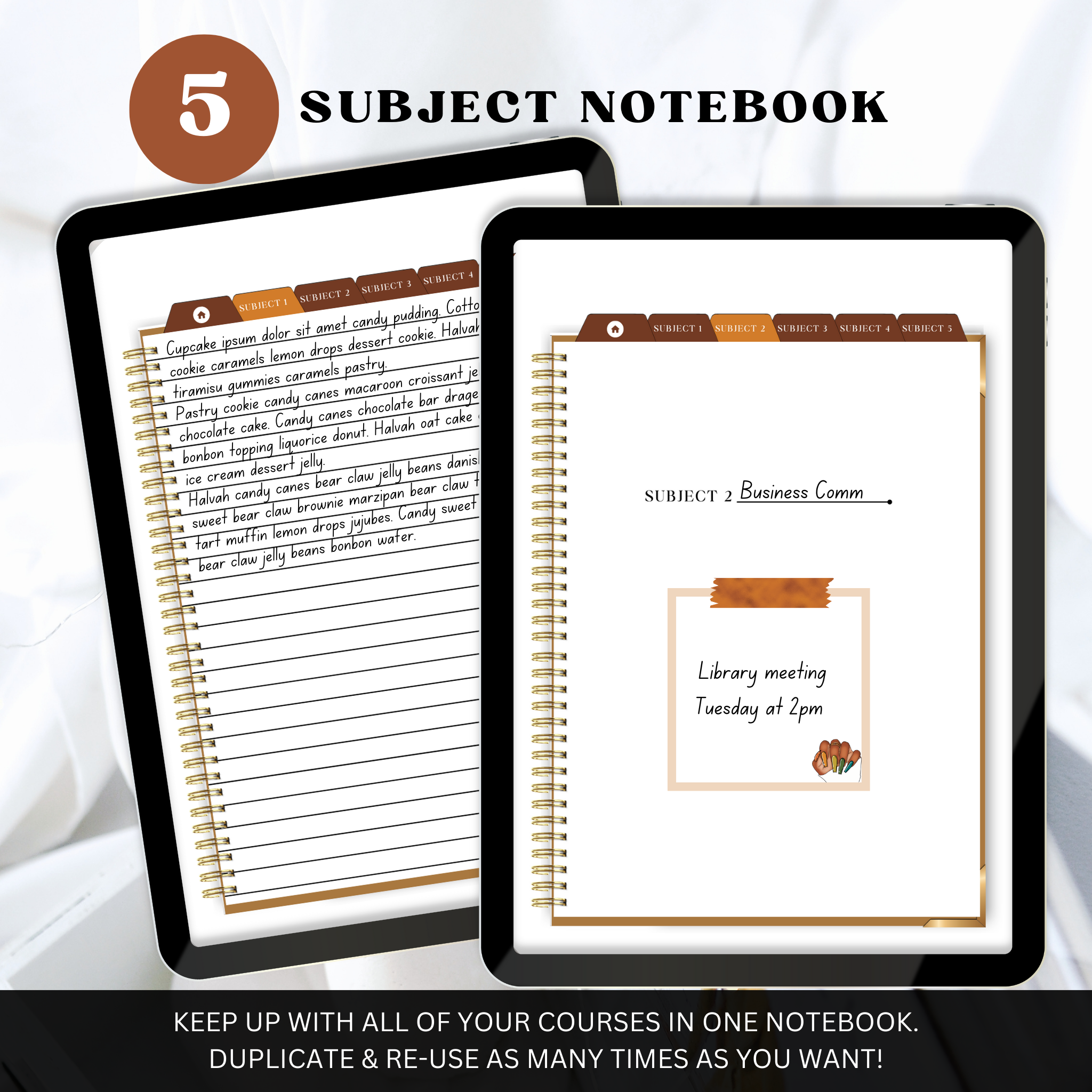 Pressure Digital Student Notebook – Tawana Simone