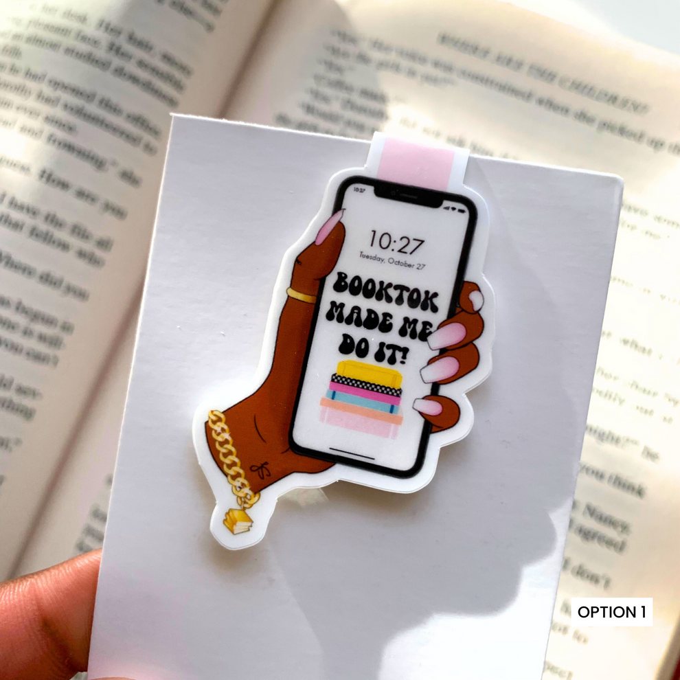 BookTok Made Me Magnetic Bookmark – Tawana Simone