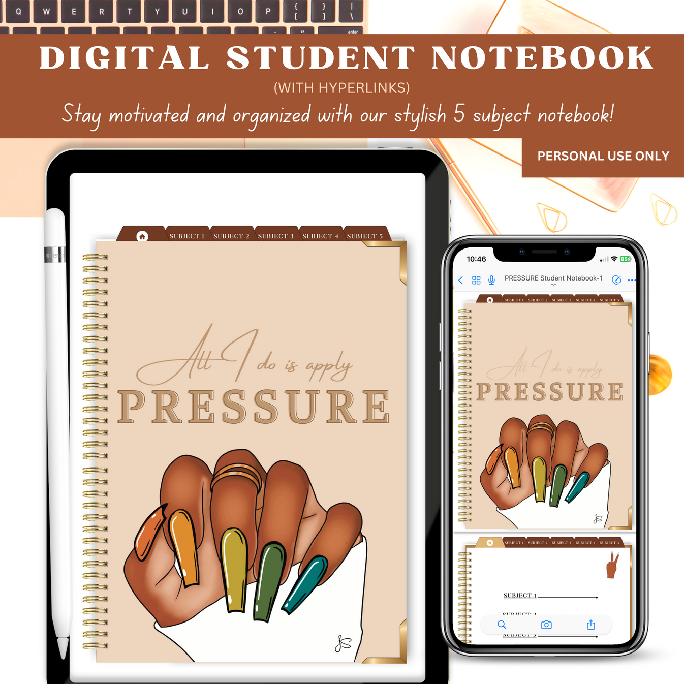 Pressure Digital Student Notebook – Tawana Simone