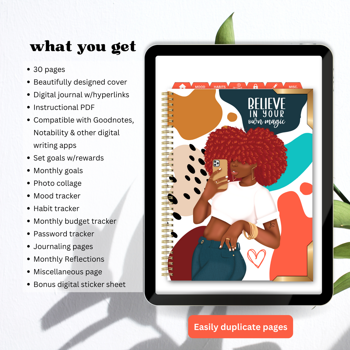 Believe in Your Own Magic Digital Journal – Tawana Simone