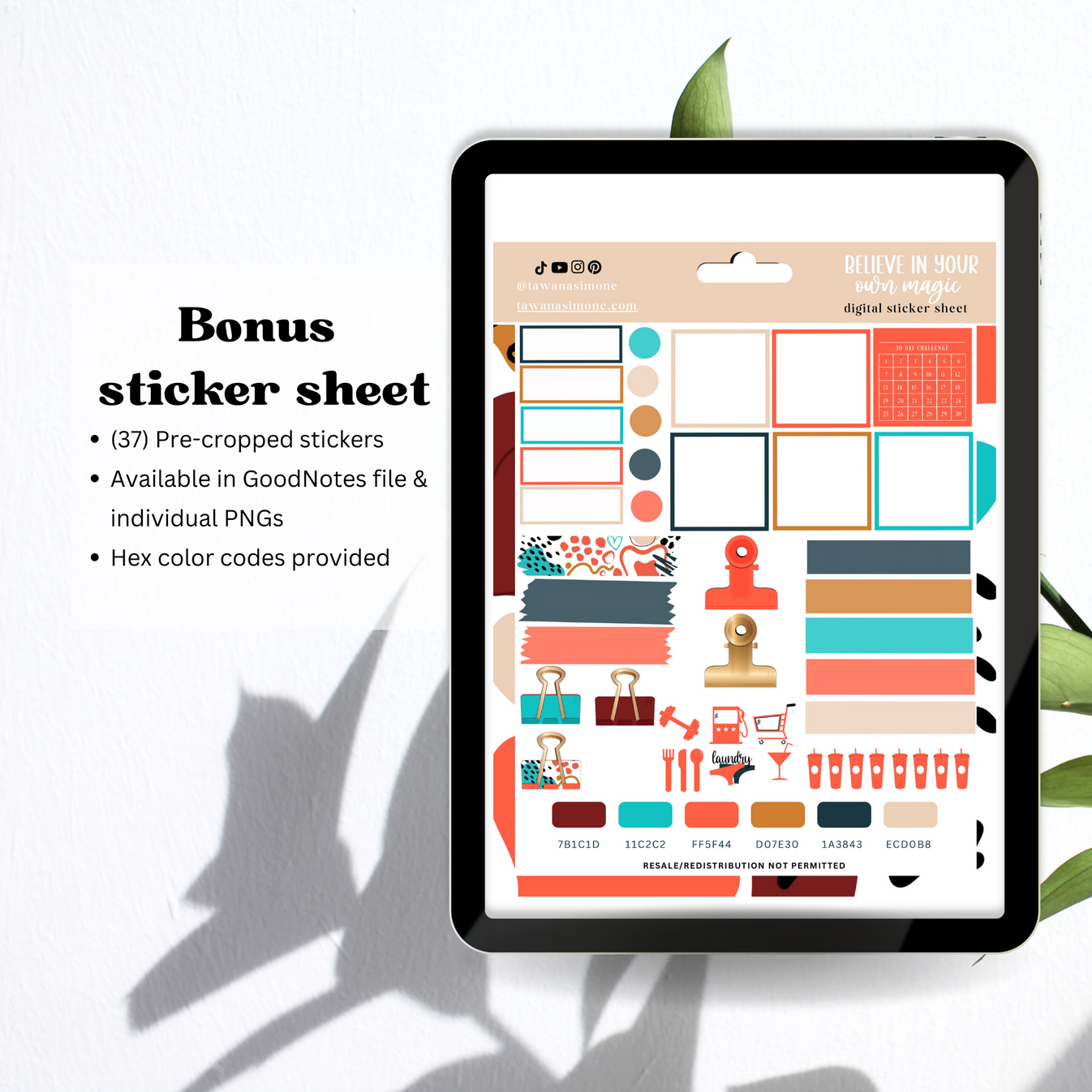 Believe in Your Own Magic Digital Journal – Tawana Simone