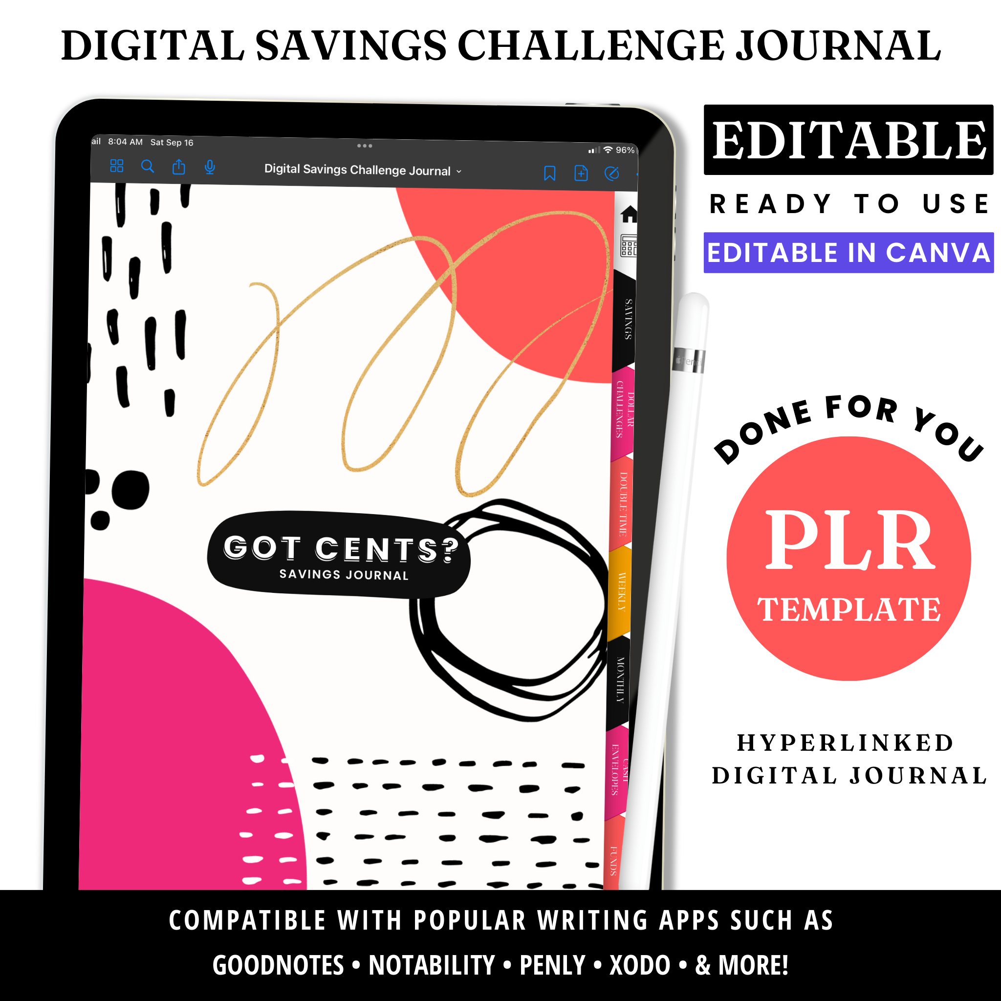 Digital Budget BUNDLE Template - PLR – Tawana Simone