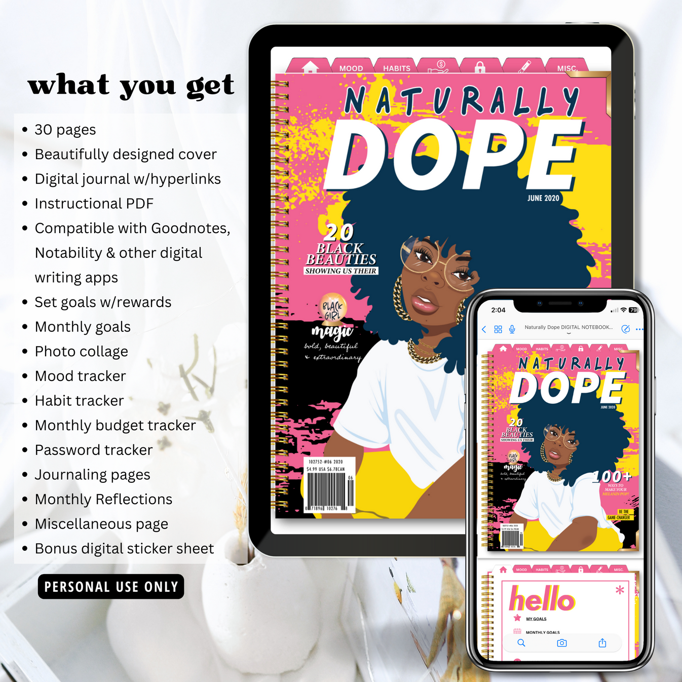 Naturally Dope Digital Journal – Tawana Simone